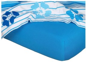 DADKA Jersey prostěradlo denim Rozměr 90x220x20