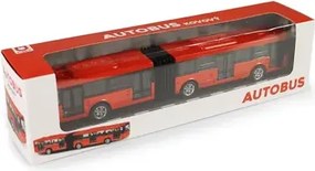 RAPPA Kovový kloubový autobus Bratislava/ČB červený 18 cm / Zpětný cho