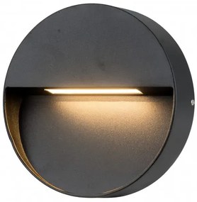 LED vnější nástěnné osvětlení Casoria R tmavě šedá