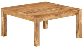 Konferenční stolek 80 x 80 x 40 cm masivní akáciového dřevo - Default Title