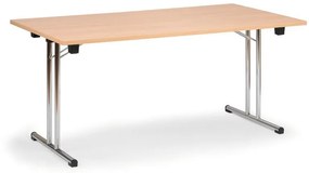 Skládací konferenční stůl FOLD, 1600x800 mm, dezén třešeň