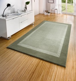 Hanse Home, Kusový koberec Basic 105487 Green, 200x290, zelená, chodba / předsíň