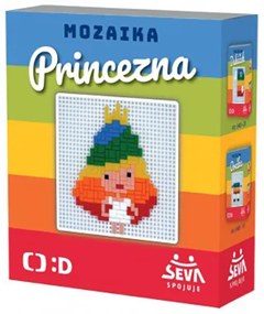 Dětská mozaika SEVA Princezna 338 dílků