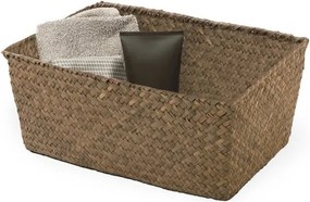 Pletený košík Compactor 30 x 20 x 13 cm, světle hnědá