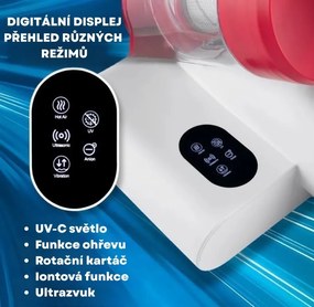 CleanMaxx Cyklónový sterilizační a dezinfekční vysavač s UV-C světlem DES-15061