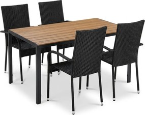Vikio Zahradní ratanový set 140x80 pro 4 osoby DT255-P2 přirodní