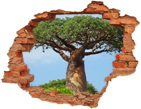 Wallmuralia Samolepící díra na stěnu nálepka Baobab 90x70 cm