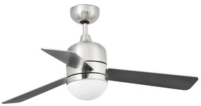 FARO CEBU 33609 40,2“ matný nikl/šedá/černá Reverzní stropní ventilátor