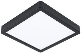 Černé LED stropní svítidlo 21x21 cm FUEVA 5 – EGLO