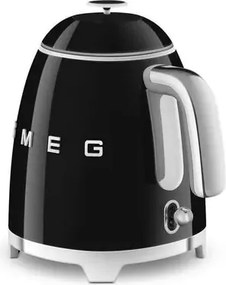 SMEG 50's Retro Style černá / Rychlovarná konvice mini / 0.8L / 1400W