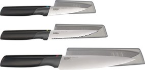 Loupací nůž, zoubkovaný nůž a kuchařský nůž Elevate 3 díly