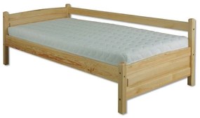Drewmax Dřevěná postel 90x200 LK133 ořech