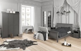 Postel 180x200, šedá, PARIS 76703 Kondela 0000263242