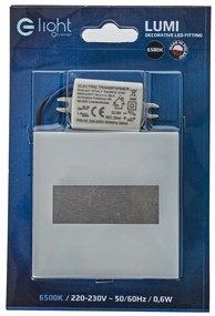 Schodišťové LED svítidlo Lumi, 1x LED 0,6w, 6500k, s