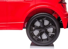 LEAN CARS Elektrické autíčko Audi RS Q8 LED MP3 dálkové ovládání červené