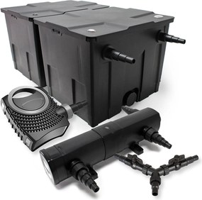 Sada jezírkové filtrace SunSun CBF-350B / CTF-8000 – 60000 L, 8000 l/h, 70 W (55029)