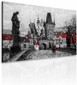 Reprodukce Praha Karlův most II Velikost (šířka x výška): 60x40 cm