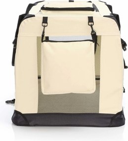 Přepravní box fudajo – 82 × 56 × 58 cm, béžová (64188)