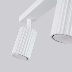 Stropní svítidlo SOLLUX KARBON 2 bílá GU10 2x10W bez žárovek SL.1542