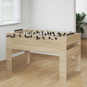 Stolní fotbálek Sonoma dub 146,5 x 74 x 85 cm Kompozitní dřevo 3378201