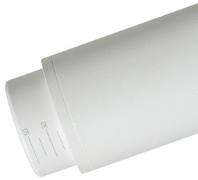 Rendl R13783 stropní svítidlo OPTIMUS pro tříokruhovou lištu, bílé, 230V, GU10, 10-50°, 19cm