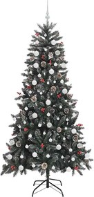Umělý vánoční stromeček Zelená 210 cm PVC, plast a ocel 3395895