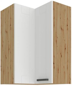 Kuchyňská skříňka LUNA 60x60 GN-90 2F (90°) korpus: dub artisan, barva dvířek: bílá