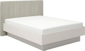 XXXLutz POSTEL, 160/200 cm, světle šedá, kašmírová Xora - Manželské postele - 000834013301