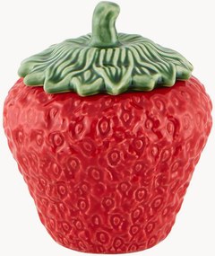 Ručně malovaná úložná dóza Strawberries