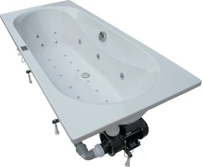 Essente ExclusiveLine ORIA DUO 170x80  obdélníková hydromasážní duo 170 × 80 cm Hydromasážní systém: BASE