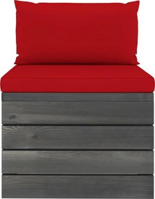 vidaXL 2dílná zahradní sedací souprava z palet + podušky borové dřevo [3061677] Barva polštáře: Černá
