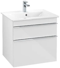 Villeroy & Boch Venticello - Umyvadlová skříňka, 603x590x502 mm, 2 zásuvky, Glosy White A92401DH