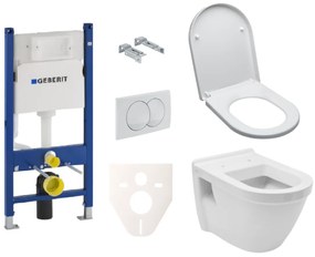 Závěsný set WC VitrA Integra vč. sedátka + modul Geberit Duofix s tlačítkem Delta 20 bílé SIKOGES5V0