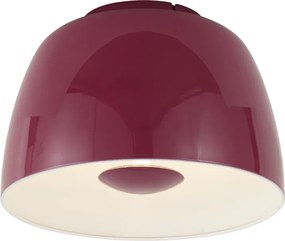 Retro stropní lampa červená s bílým vnitřkem vč. LED 3-stupňově stmívatelná - Vera