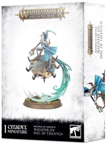 Warhammer: age of sigmar - magister on disc of tzeentch