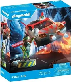 Playmobil® PLAYMO-FRIENDS 71832 Hrdina s multifunkčním vozidlem / Poče