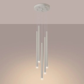Sollux Lighting Závěsná lampa PASTELO 5P béžová