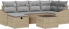 Set pohovek 7 ks polyratan 3360621