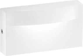 FAN LED-MOBULA-AP-BCO Nástěnné LED svítidlo Mobula (bílé) 8 W, 1100 lm, 3000 K, IP65, 137 x 40 x 75 mm - FANEUROPE