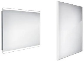 Nimco Zrcadla - Zrcadlo s LED osvětlením, 900x700 mm, hliník ZP 12019