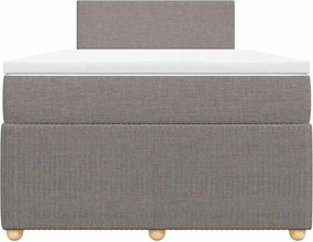 Box spring postel s matrací taupe 120x200 cm textil 3289720
