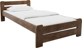 Postel Laura 90 x 200 cm, dub Rošt: Bez roštu, Matrace: Matrace Sommera 18 cm