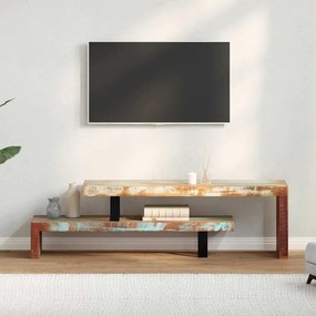 TV stolek masivní recyklované dřevo 244582