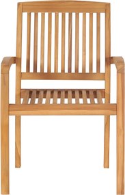 Zahradní židle 2 ks taupe podušky masivní teak 3063275