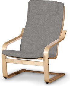 Sedák na křeslo IKEA Poäng II barva šedá látka pletený vzor