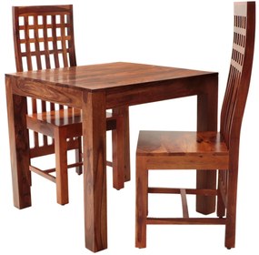 furniture-nabytek.cz - Jídelní set pro 2 osoby z indického masivu palisandr