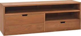 TV stolek 110 x 30 x 40 cm masivní teakové dřevo 326119