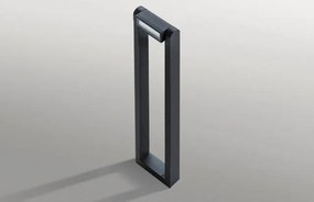 AZZ AZ2131 LED Venkovní sloupkové svítidlo Azzardo Frame 70 bright grey AZ2131 8W 800lm 3000K IP54 70cm světle šedé - AZZARDO