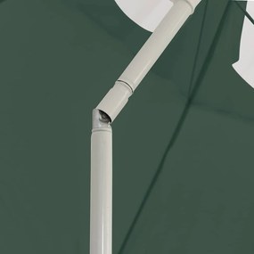 Plážový slunečník zelený 300 cm 314717