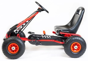 Dětská šlapací motokára Go-kart Baby Mix Razor červená